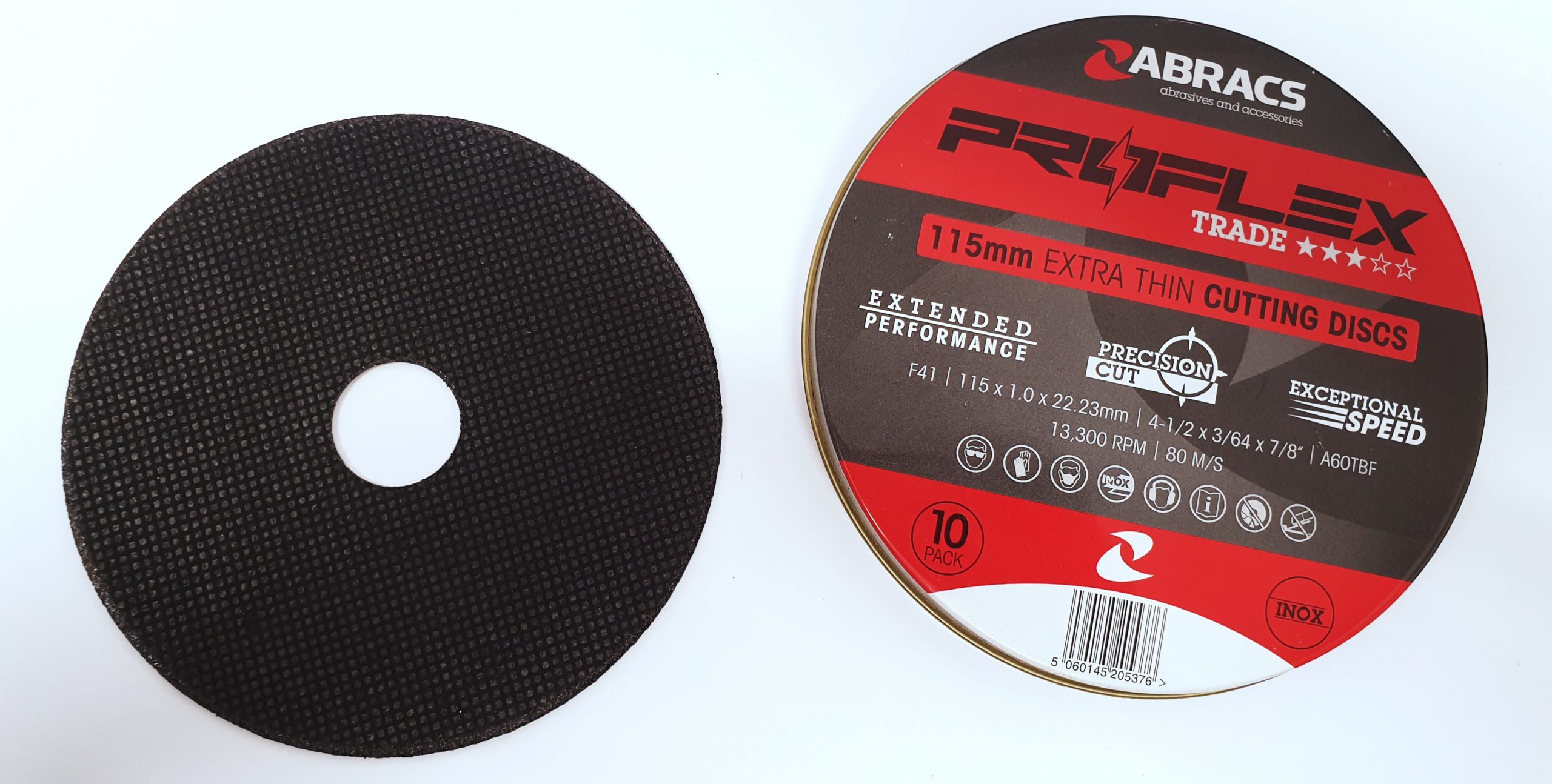 ABRACS PROFLEX EXTRA THIN CUTTING DISCS 115X1.0X22.23MM | Bison Supplies