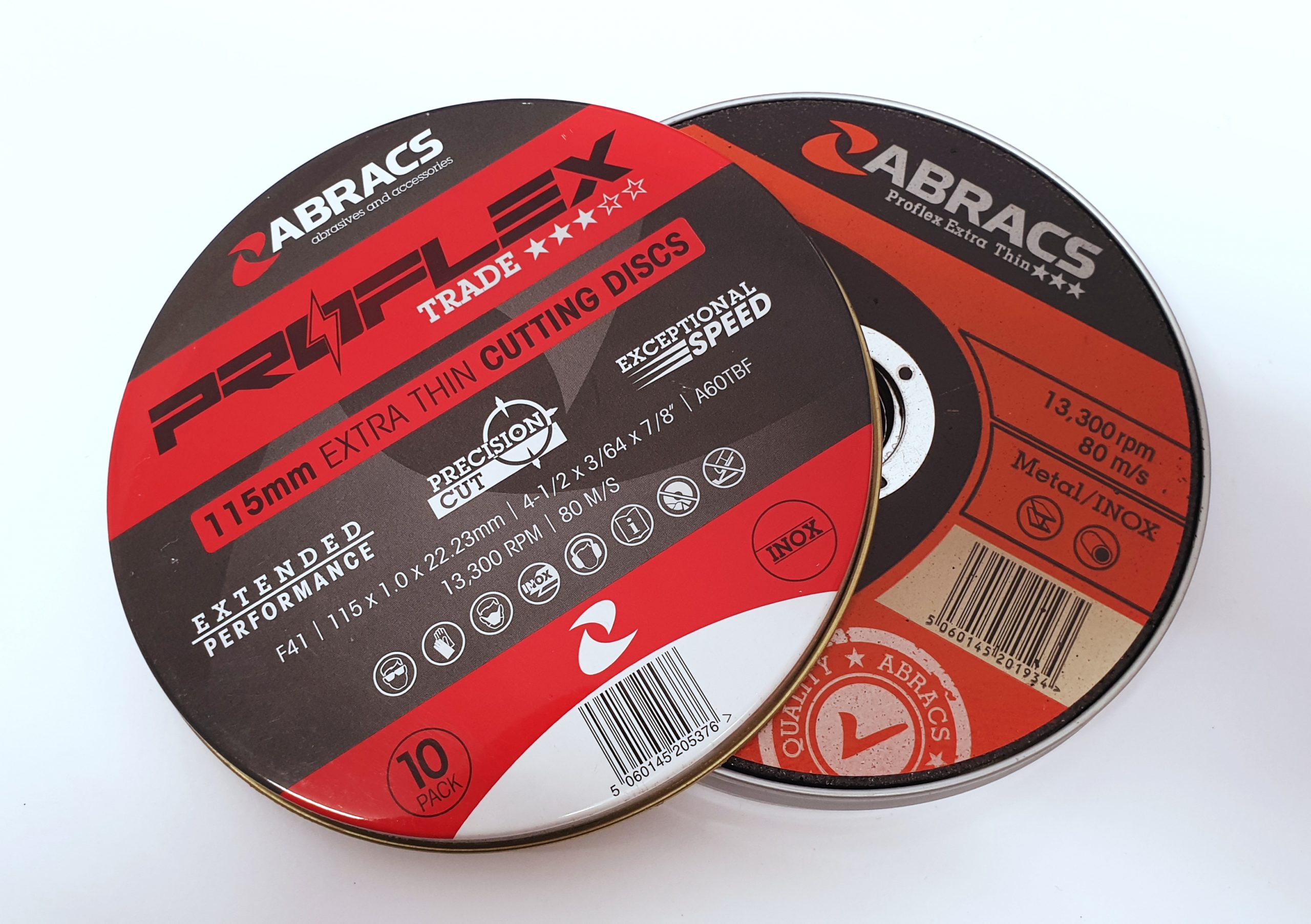ABRACS PROFLEX EXTRA THIN CUTTING DISCS 115X1.0X22.23MM | Bison Supplies